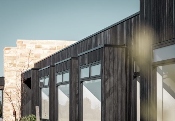 Newport Charred Cladding | Modinex